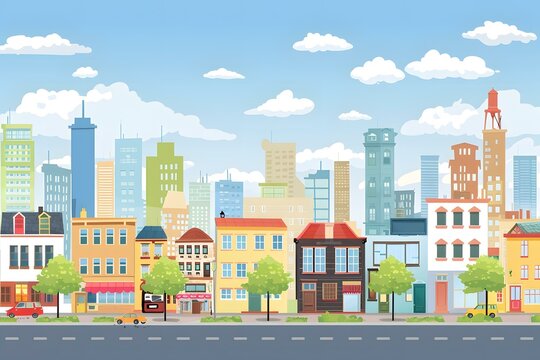 Cartoon Street Scene Images – Browse 54,984 Stock Photos, Vectors, and ...