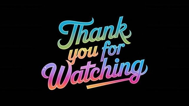 Thank You For Watching