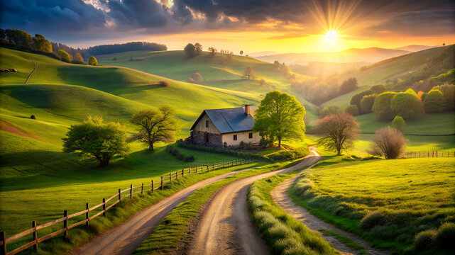 "Country Sunset" Images – Browse 280 Stock Photos, Vectors, and Video ...
