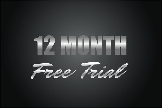 12 Months Trial Templates – Free Editable Designs | PikWizard