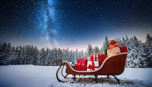 Santa Sleigh Reindeer Images Browse 145 011 Stock Photos Vectors and Video Adobe Stock