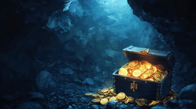Real Underwater Treasure Chests