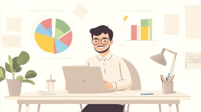 Spreadsheet Cartoon Images – Browse 764 Stock Photos, Vectors, and ...