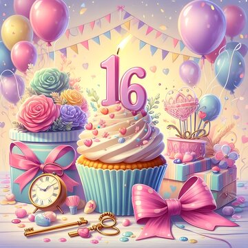 Happy 16Th Birthday Images – Browse 2,753 Stock Photos, Vectors, and ...