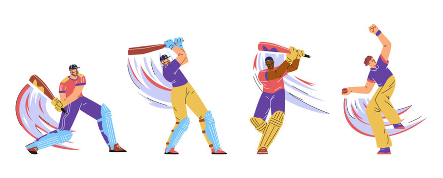 "Cricketer Vector" Images – Browse 368 Stock Photos, Vectors, and Video ...