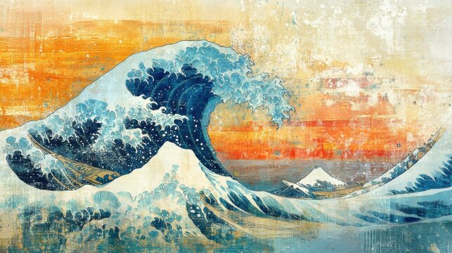 Wave artwork store