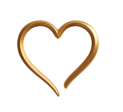 Gold Heart Outline Images – Browse 17,041 Stock Photos, Vectors, and ...