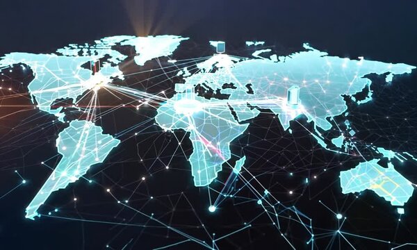 Connected World Map Images – Browse 246,112 Stock Photos, Vectors, and ...