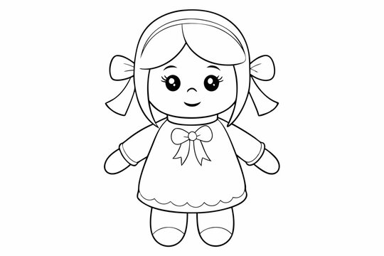 doll outline