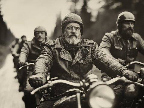 Old Motorcycle Gang