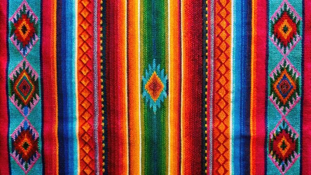 Traditional Mexican Colors Mexican Blanket Pattern Images – Browse