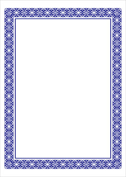 Oriental Side Borders Designs