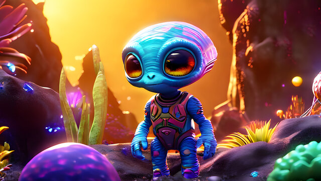 "Alien Cartoon" Images – Browse 492 Stock Photos, Vectors, and Video ...