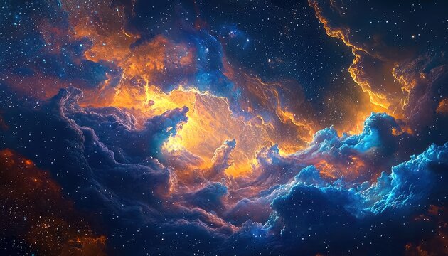 Blue galaxy background store