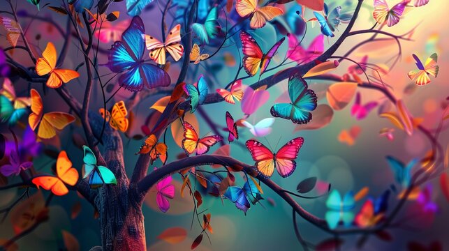 Butterfly Tree Images – Browse 378,229 Stock Photos, Vectors, and Video ...