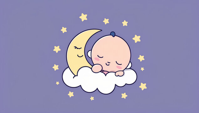 Moon Baby Cartoon
