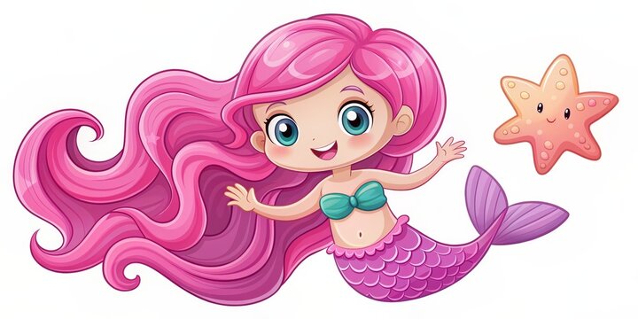 Cute Mermaid Images – Browse 76,170 Stock Photos, Vectors, and Video ...