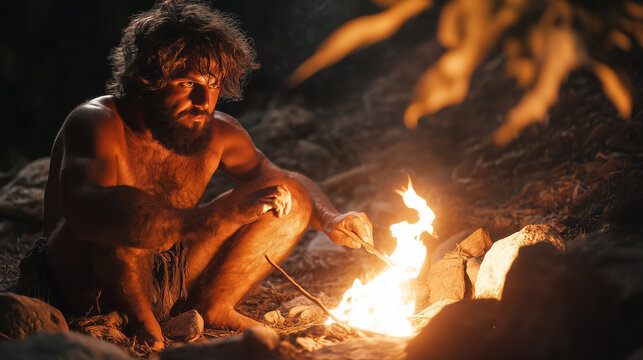 Caveman Fire Caveman Fire Images – Browse 4,663 Stock Photos,