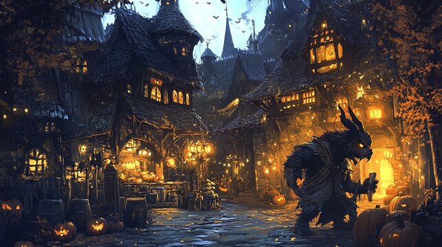 Village Night Scenes Images – Browse 67,304 Stock Photos, Vectors, and ...