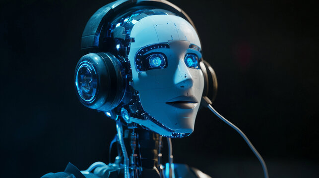 Robot Face With Headphones Images – Browse 7,599 Stock Photos, Vectors ...