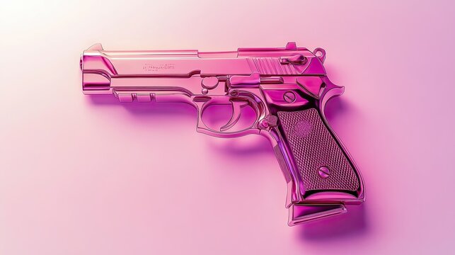 Pink Gun Wallpaper
