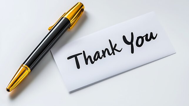 Thank You With Pen Images – Browse 16,341 Stock Photos, Vectors, and ...