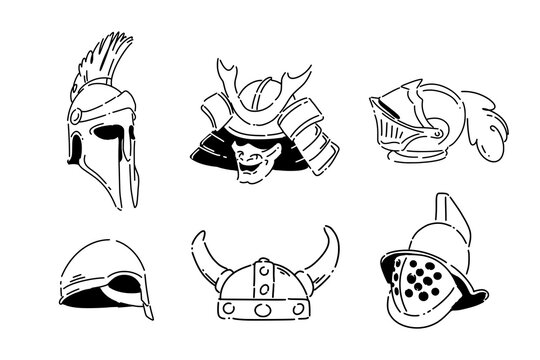 gladiator drawing simple