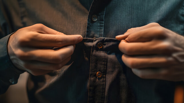 "Buttoning Shirt" Images – Browse 434 Stock Photos, Vectors, and Video ...