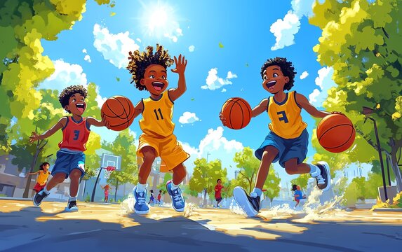 Basketball Player Cartoon