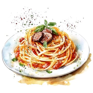 Spaghetti Watercolor Images – Browse 6,337 Stock Photos, Vectors, and ...