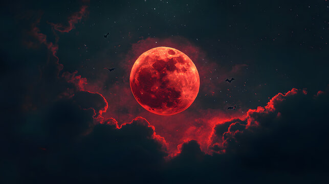 Red Moon Wallpaper Desktop Red Moon" Images – Browse 13,193 Stock