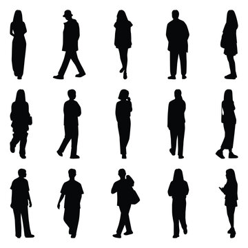 Simple Person Standing Silhouette