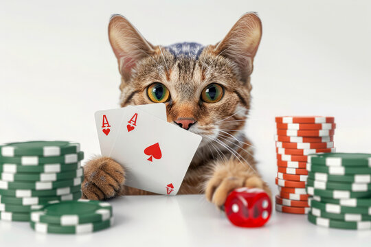 Cats Playing Poker