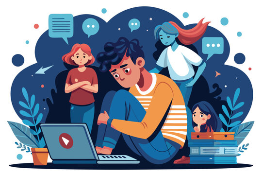 Cyberharcelement - Images et vidéos libres de droits | Adobe Stock