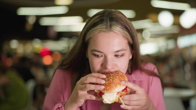 "Eating Burger" Images – Browse 634 Stock Photos, Vectors, and Video ...