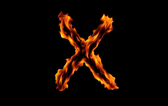 Letter X Fire