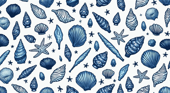 Sea Shell Repeat Pattern Images – Browse 72,969 Stock Photos, Vectors ...
