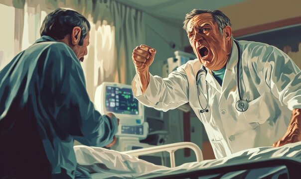 Angry Hospital Patient Images – Browse 6,536 Stock Photos, Vectors, and ...