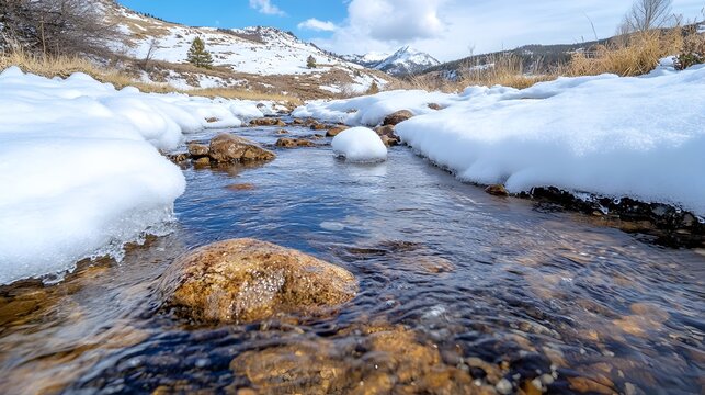 Mountain Stream Snow Images – Browse 219,380 Stock Photos, Vectors, and ...