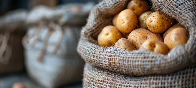 Potatoes sack store