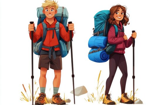 Hiker Cartoon Images – Browse 176,876 Stock Photos, Vectors, and Video ...