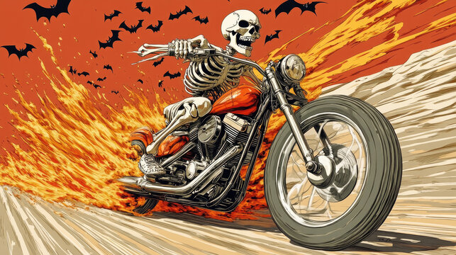 Skeleton On Motorcycle Images – Browse 15,289 Stock Photos, Vectors ...