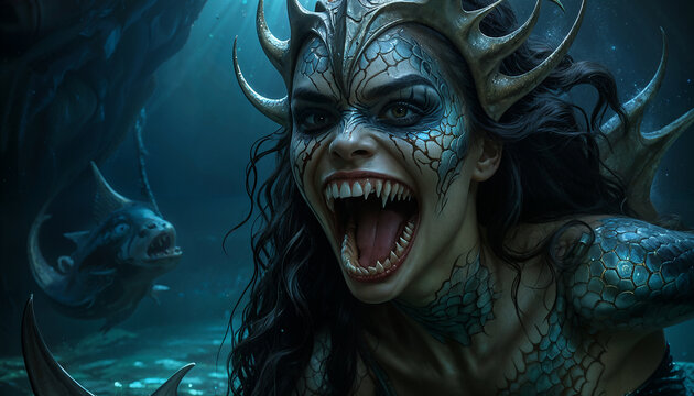 「Evil Mermaid」の写真素材 | 1,301件の無料イラスト画像 | Adobe Stock