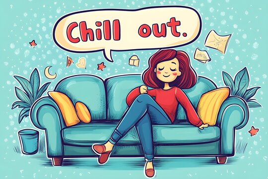 Chill Out Cartoon Images – Browse 1,998 Stock Photos, Vectors, and ...