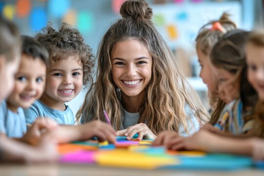 Children Doing Crafts Images – Browse 15,127 Stock Photos, Vectors, and ...