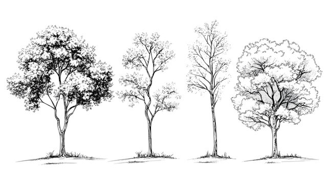 Trees Line Drawing Images – Browse 1,394,573 Stock Photos, Vectors, and ...