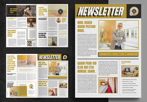 Indesign Newsletter Template Images – Browse 875 Stock Photos, Vectors ...