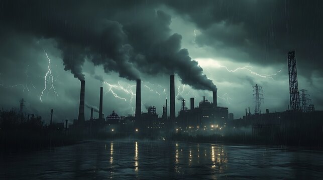 Factory And Lightning Images – Browse 9,684 Stock Photos, Vectors, and ...