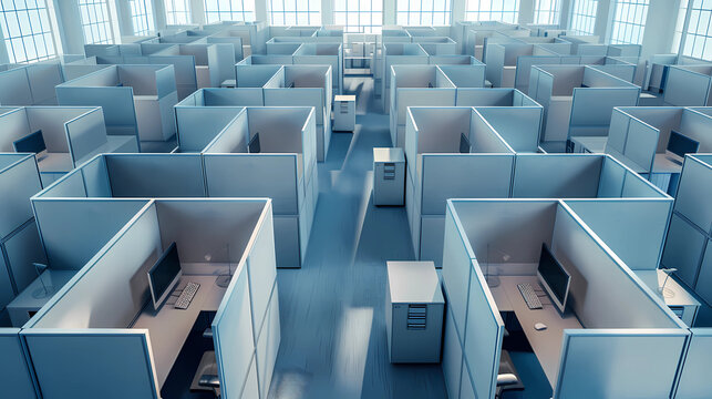 Call Center Cubicle Images – Browse 2,604 Stock Photos, Vectors, and ...