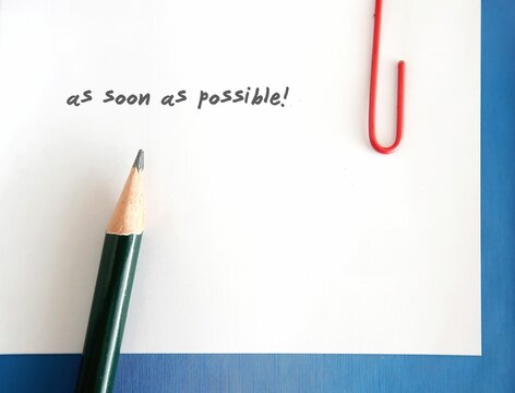 "As Soon As Possible" Images – Browse 3,032 Stock Photos, Vectors, and ...